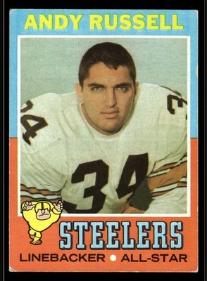 1971 Topps Andy Russell #132 - Pittsburgh Steelers | eBay