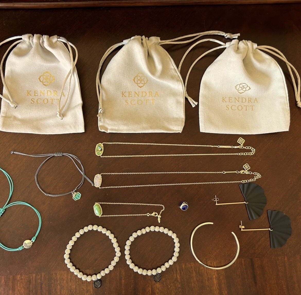 WOW! Authentic Kendra Scott, Rustic Cuff, Pandora, Effy Jewelry Lot! 10 ...