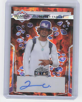 2023 Leaf Metal Draft #DW-JV1 Joendry Vargas Diamond Wonders Auto #/6 ...