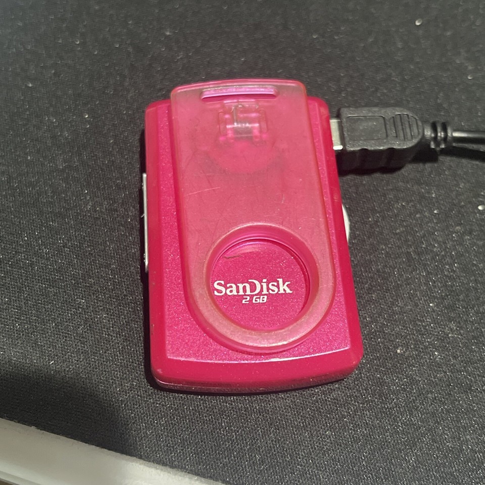 SanDisk Sansa Clip Pink ( 2 GB ) Digital Media Player Works ...