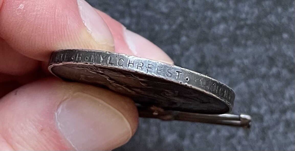 Genuine WW1 Manchester Pals Battle Of Manchester Hill PoW Medal Pair ...