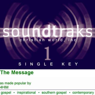 The Message - 4HIM - Accompaniment Track | eBay