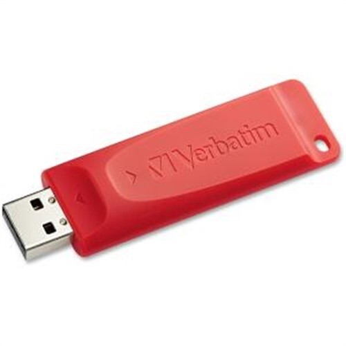 Verbatim 16GB Store 'n' Go USB Flash Drive - PC / Mac Compatible - Red ...