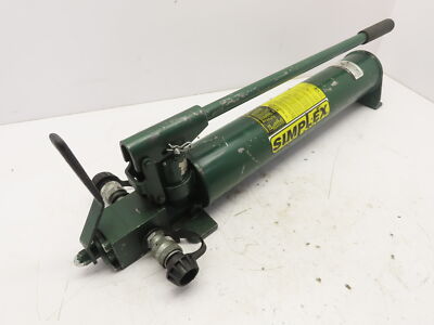 P140D P140DF Simplex 2 Speed Double Acting 2-Way Hydraulic Hand Pump ...