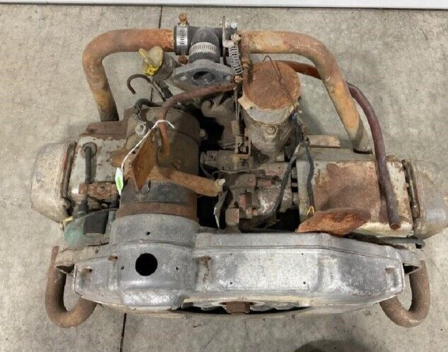 VINTAGE CUSHMAN TRUCKSTER ENGINE MODEL 218 w/ IDENTIFICATION TAG TRUCK ...