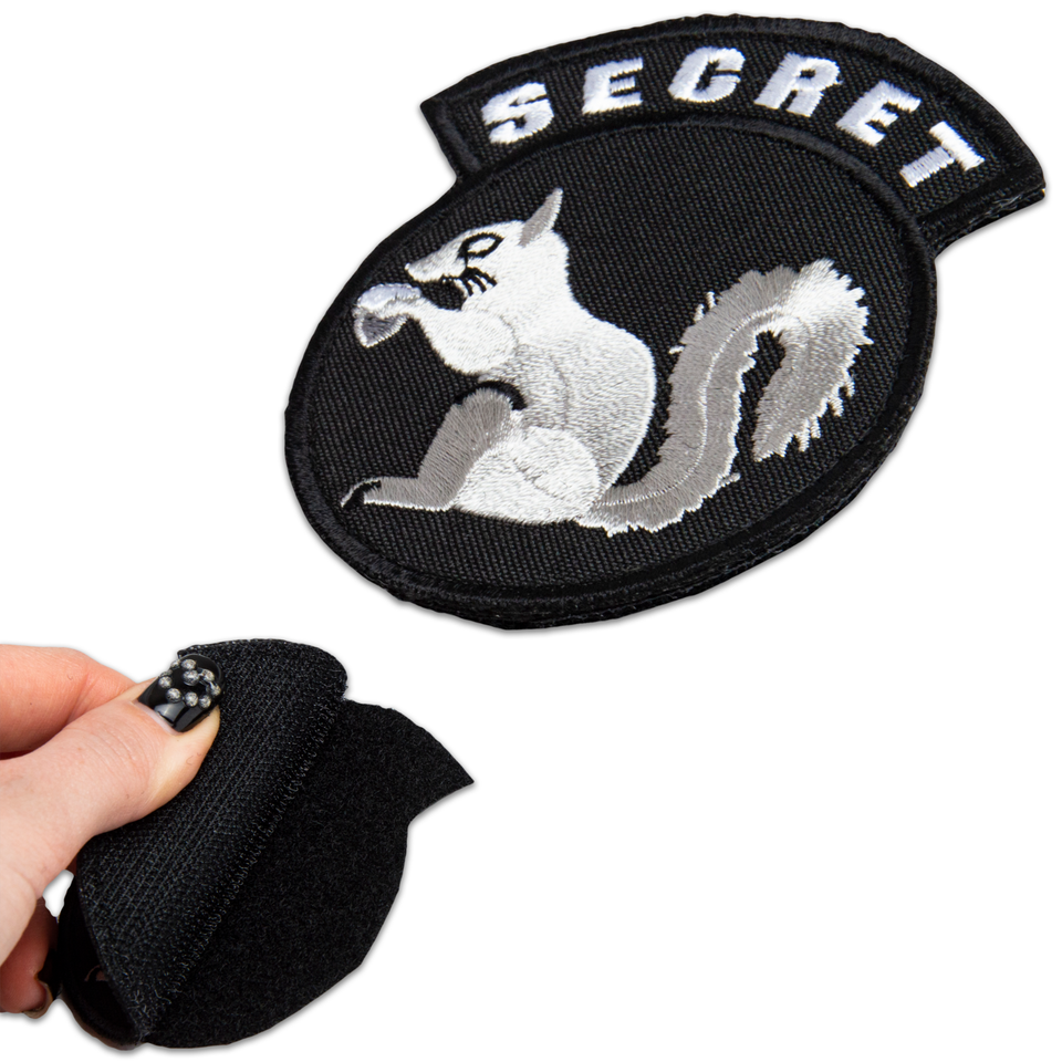 2Pcs Secret Squirrel Patch Set – Embroidered Tactical Military Patches | eBay