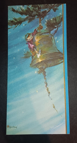 Tyrus wong Christmas card "the bell ringer" | eBay