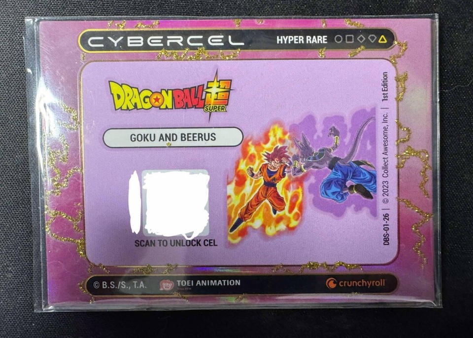 Super Saiyan God Goku and Beerus Cybercel Hyper Rare 1st Edition | eBay