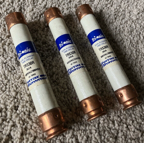 *LOT OF 3* Ferraz Shawmut TRS30R Trionic Smart Spot Fuses 30 amp | eBay