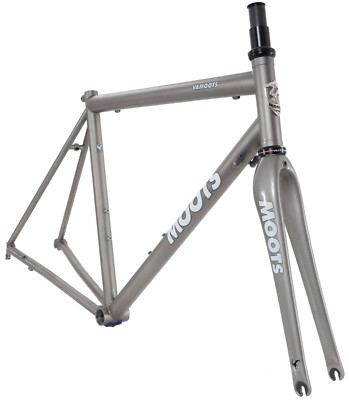 Moots Vamoots Titanium Road Bike Frameset 56cm Carbon Fork QR Rim Brake ...