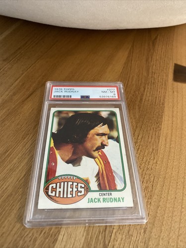 1976 Topps Football #277 Jack Rudnay Kansas City Chiefs PSA 8 | eBay