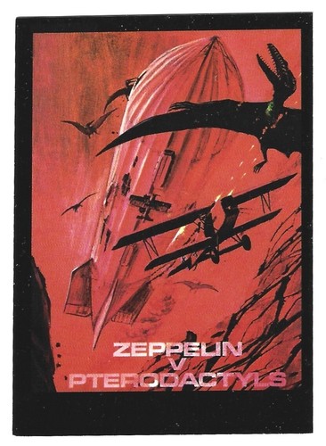 HAMMER HORROR SERIES 2 INSERT CARD F-5 ZEPPELIN V PTERODACTYLS 1996 ...