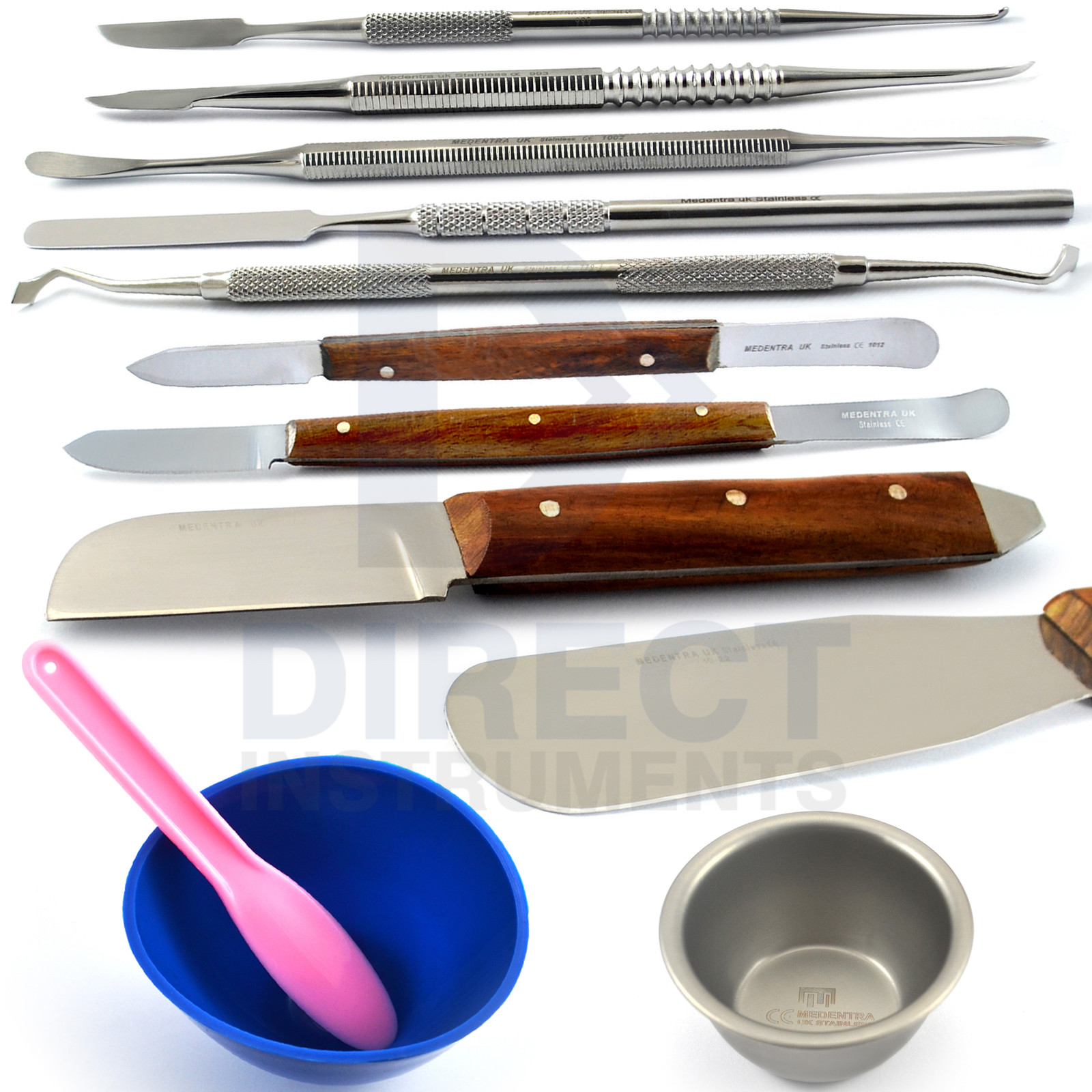 Range Of Dental Laboratory Instruments Kits Waxing Modelling Carvers ...