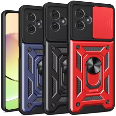 ARMOUR Case For Motorola Moto G35 G55 G75 G85 5G Shockproof Stand Phone ...