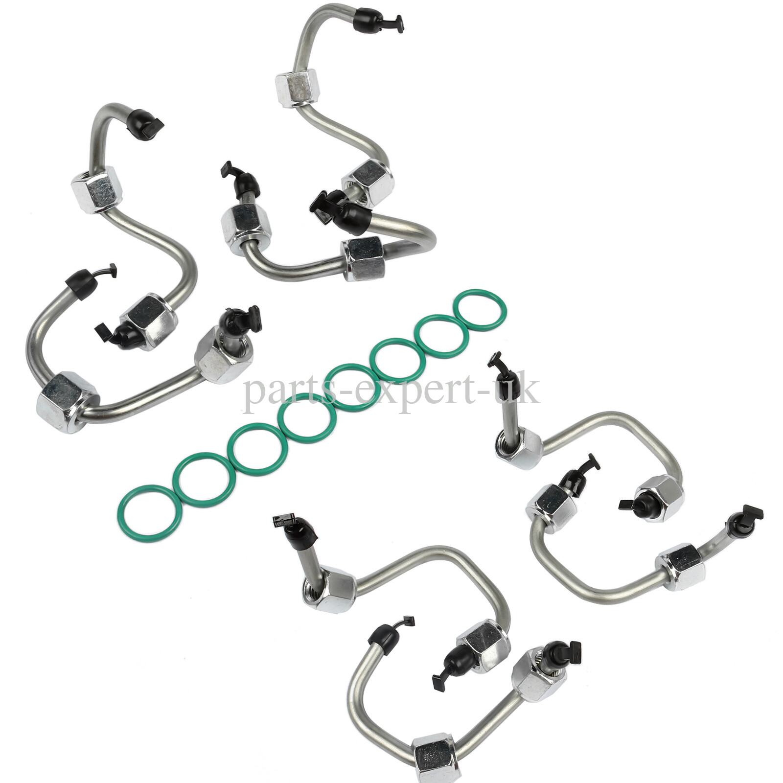 8PCS Fuel Injector Oring Line+Seal Install Kit for Ford 8C3Z9229A ...