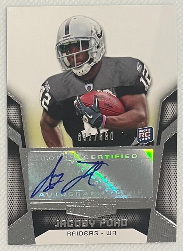 2010 Topps Unrivaled Rookie Auto /680 Jacoby Ford #114 Rookie Auto RC ...