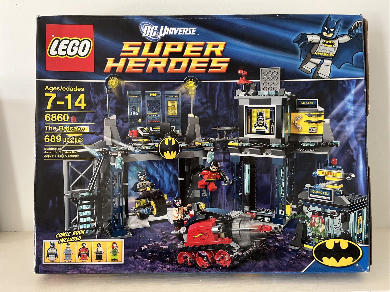 Used Lego 6860 The Batcave 100% Complete w/Box | eBay