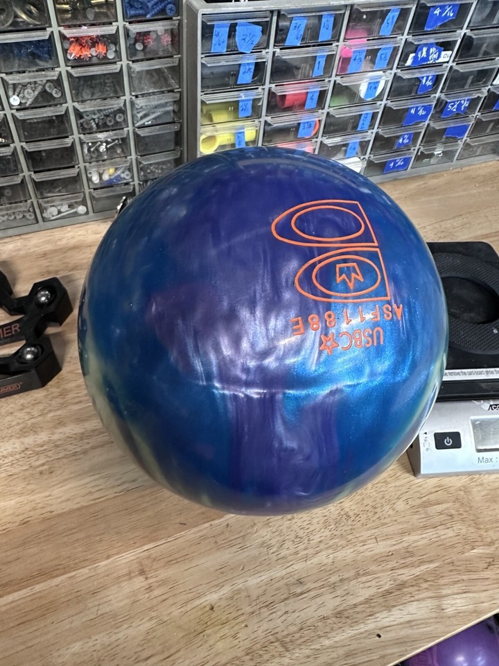 USED - Bowling Ball - 15lb Brunswick "BEYOND INFINITY" DRILLED WEIGHT ...