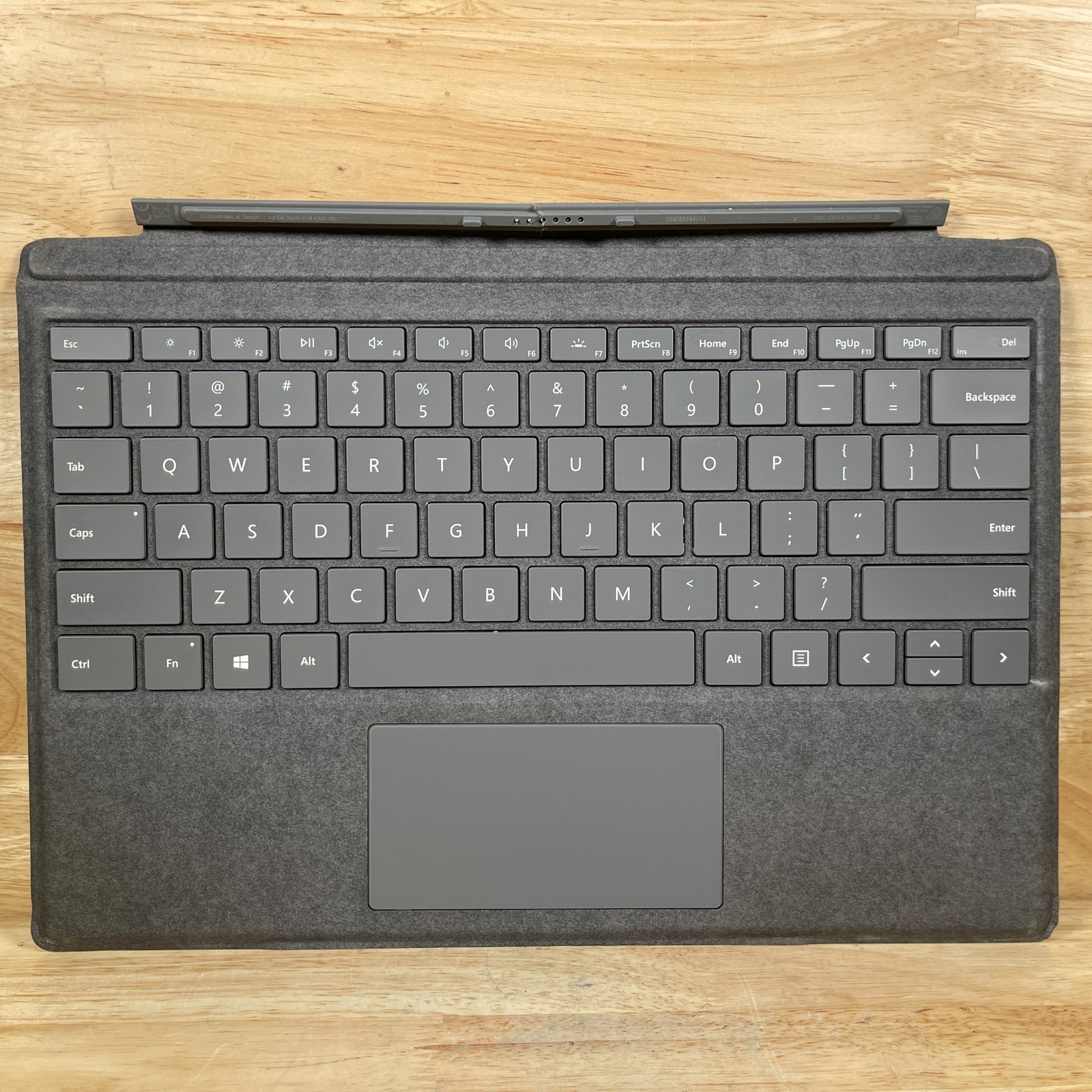 Microsoft Surface Pro 4 1725 Gray English Standard QWERTY Keyboard ...