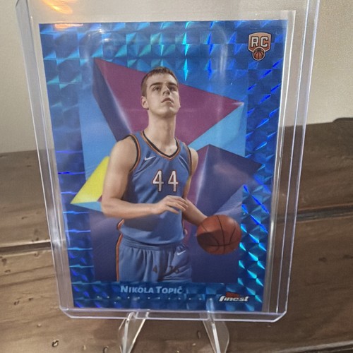 2024-25 Topps Finest Blue Geometric Refractor Nikola Topic /75 Rookie ...