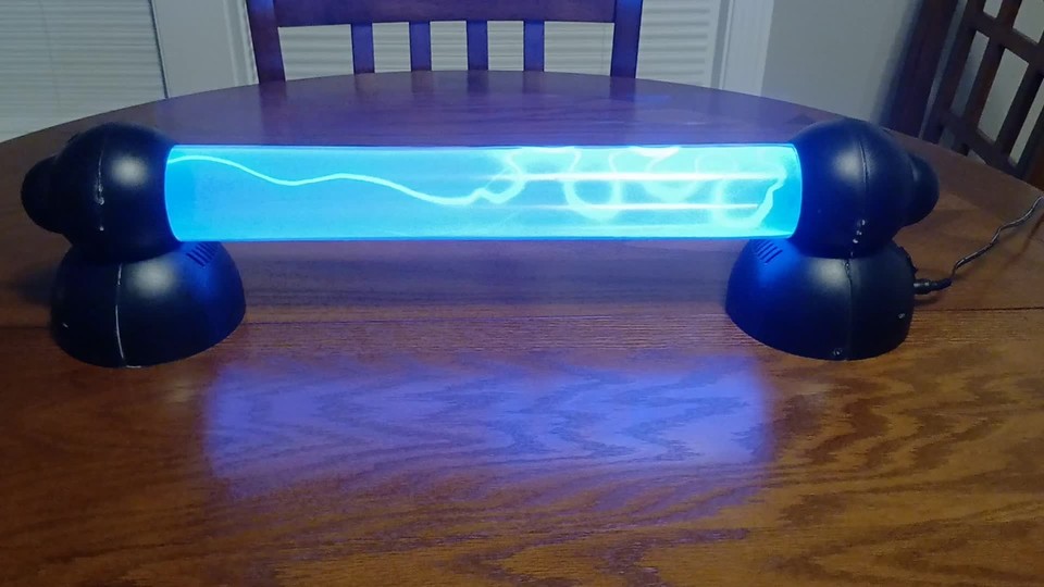 RARE 15" Plasma Tube Lamp BLUE | eBay