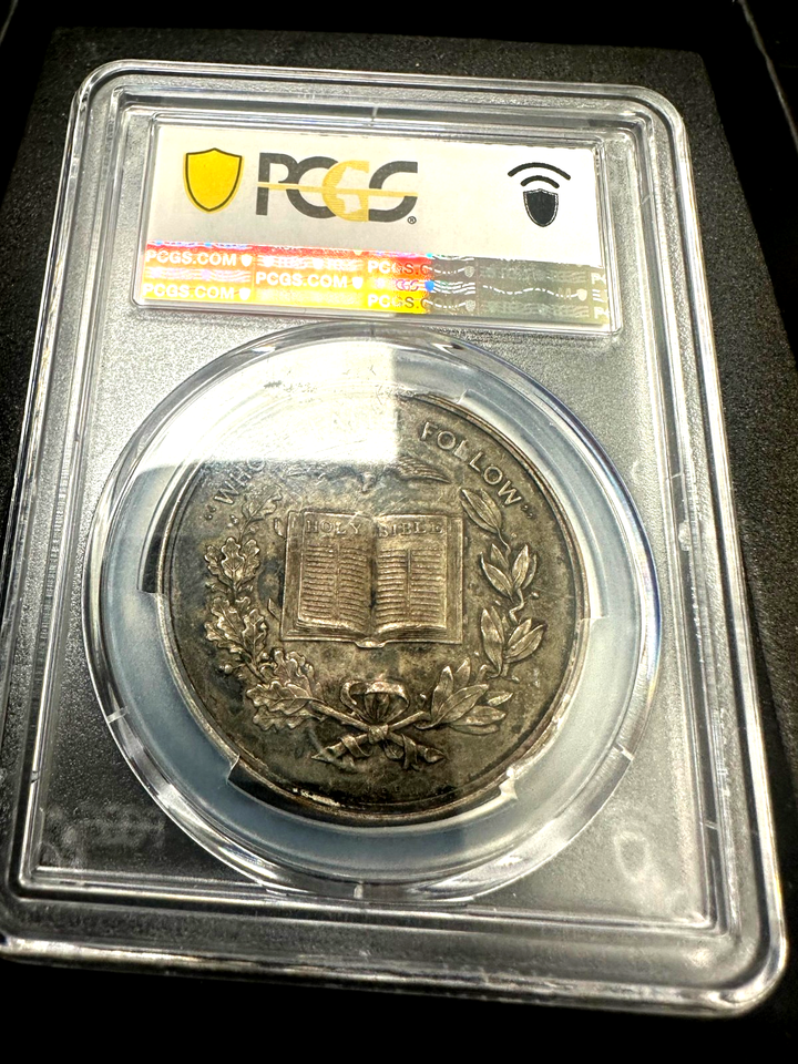 1870 SC$1 PCGS MS62 HK-13 SILVER PLATED PILGRIM JUBILEE MEMORIAL | eBay