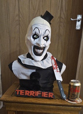 Life Size Art The Clown Terrifier Bust Prop | eBay UK