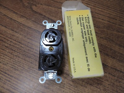 HUBBELL HBL4700 RECEPTACLE 15A 125V 2 POLES | eBay