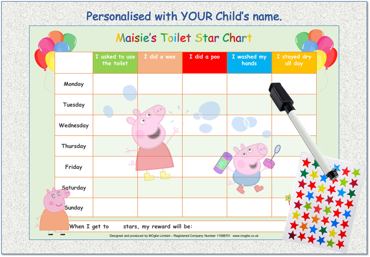 Printable Potty Training Reward Chart, 53% OFF