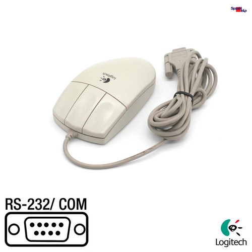 Logitech M-M35 Mouse RS-232 COM Port MS-DOS Driver 286 386 PC Computer ...