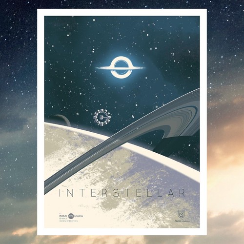 Interstellar 2014 IMAX Poster AMC Kevin Dart Limited Edition ...
