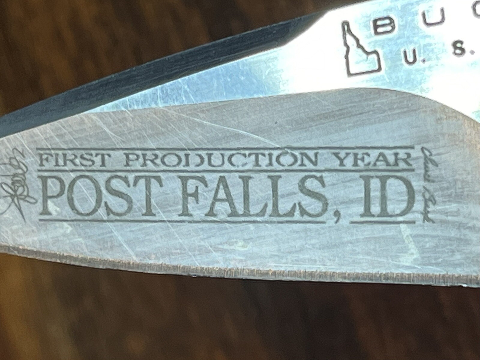 Buck 290-FSP1-0 Rush Knife First Production Year Chuck Buck Signature ...