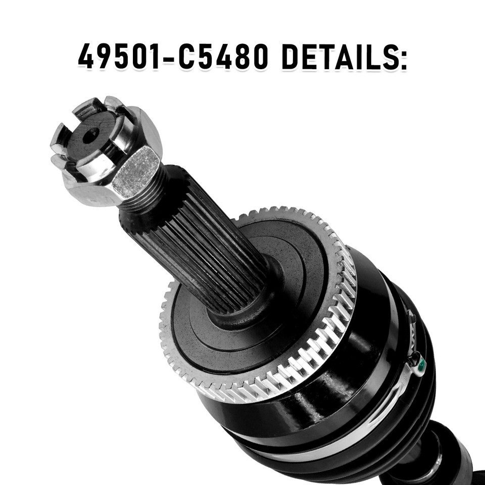 49501-C5480 Right Passenger Side Outer Axle Shaft For 2019-2020 KIA ...