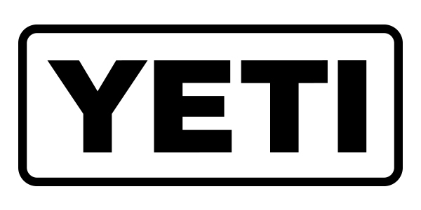 YETI LOGO DECAL - 2 DECALS - Cooler Window Bumper STICKER Car Truck SUV ...