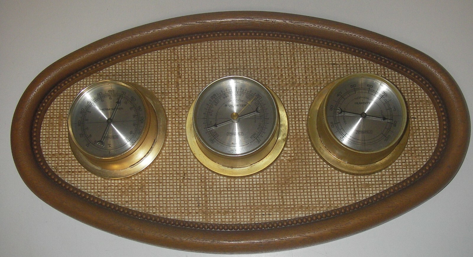 Springfield Instrument Thermometer Barometer Humidity Meter Weather ...