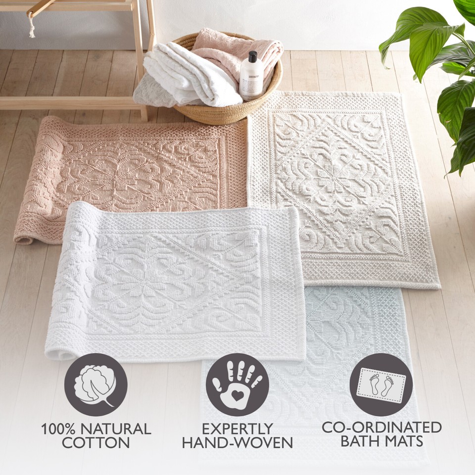 100% Cotton Country House Luxury Towels - Cottage Style Jacquard Hand ...