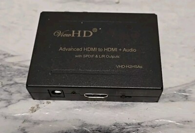 ViewHD VHD-1X2HSACi HDMI 1x2 Splitter w/ Audio Extractor | eBay