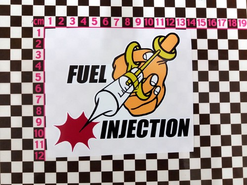 1960's Style Fuel Injection Sticker USA American Old Skool Hotrod ...