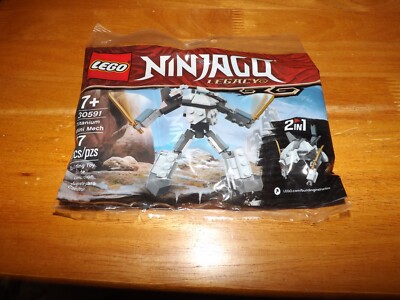 LEGO NINJAGO LEGACY TITANIUM MINI MECH 77 PCS 30591 NIP 2021 | eBay