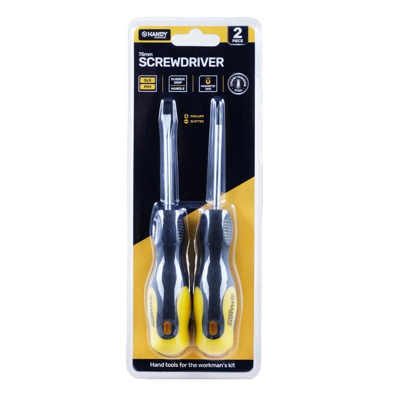 Screwdriver Phillips & Flat Head 2pk 5 x 75mm Medium | eBay
