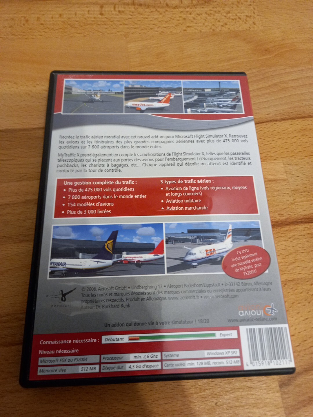 Jeu PC extension add-on My Traffic X pour Flight Simulator X 2004 FSx ...