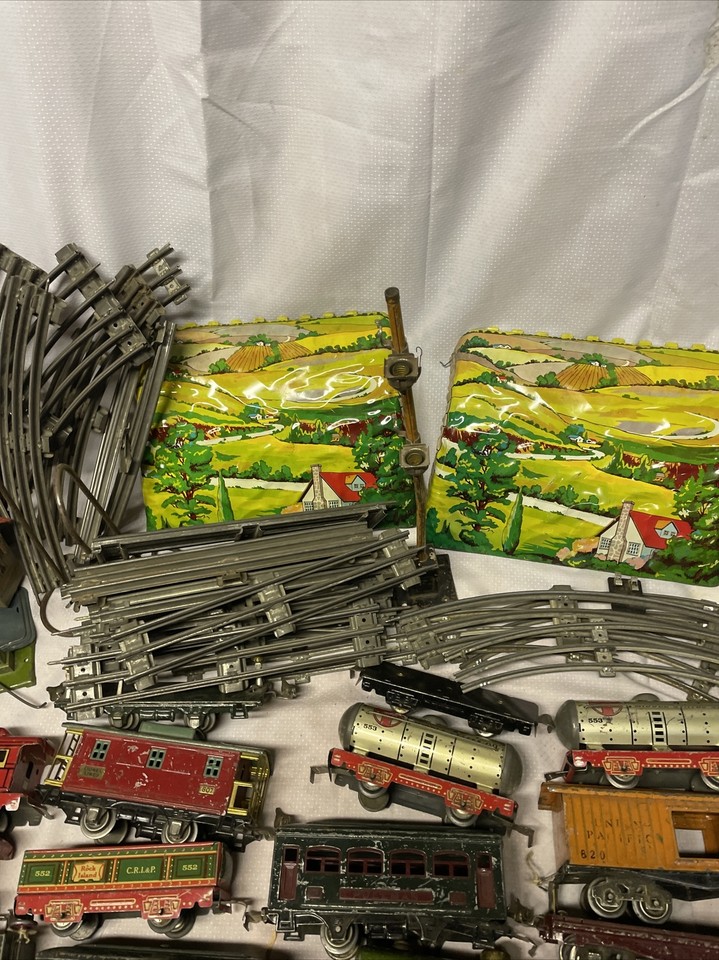 Vintage Lionel / Marx Type O Trains Cats Tunnel Track Signs Lights | eBay