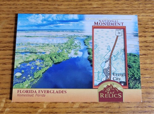 2023 Upper Deck Goodwin Champions National Monument Map Relics Florida ...