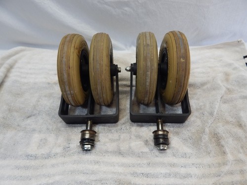 HOVEROUND TEKNIQUE XHD MPV4 Dual Double Caster Wheel Forks w/Tires Good ...