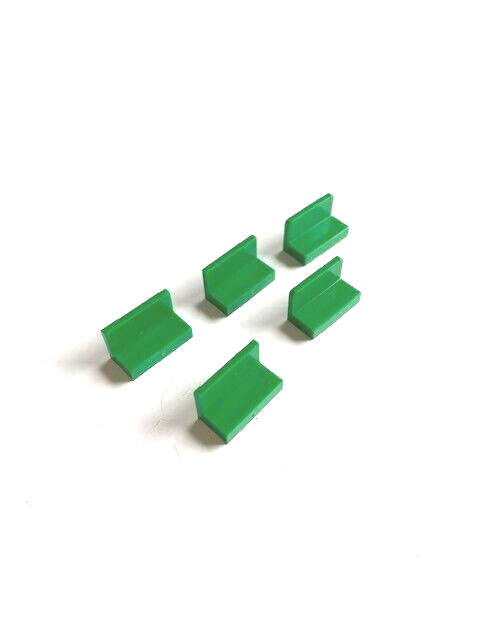 LEGO Parts: 90-Degree Tile, 1x2, Part #4865, Green - 5 Pcs | eBay