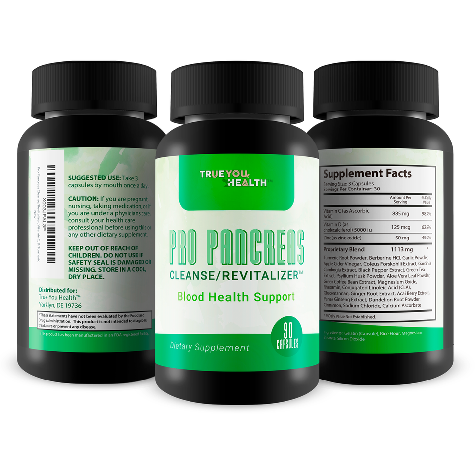 Pro Pancreas Cleanse/Revitalizer - Support Pancreas and Blood Health | eBay