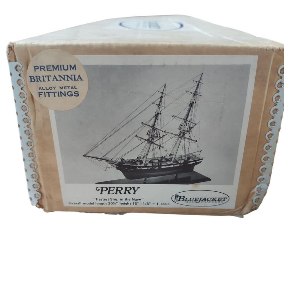 Vintage Blue Jacket Ship Crafters Model Kit Perry Unbuilt | eBay