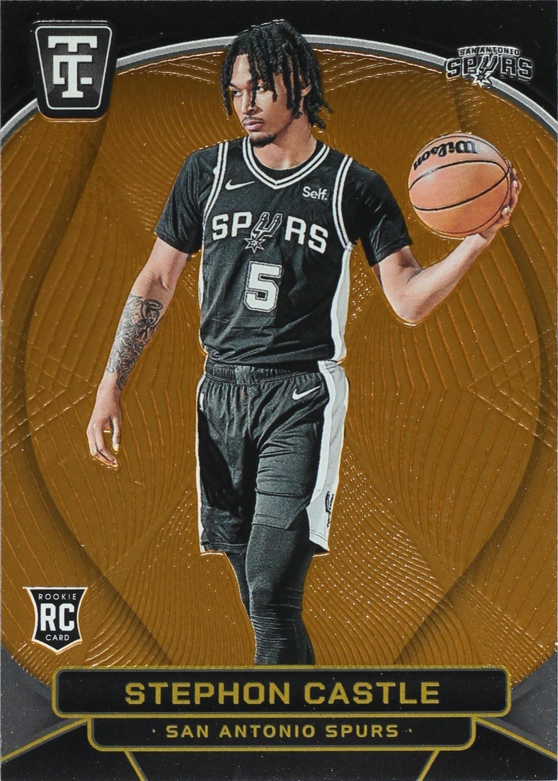 2024-25 Panini Totally Certified - Rookies Stephon Castle #167 Neon ...