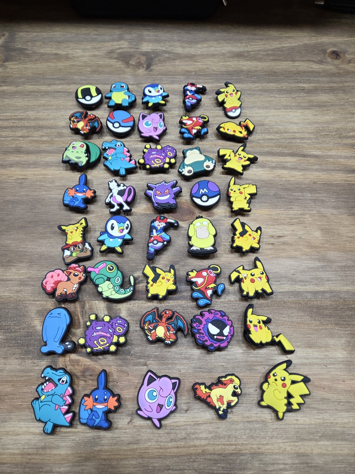 Lot of 5 Pokémon Croc Charms – Jibbitz Style Shoe Accessories – New(5 ...