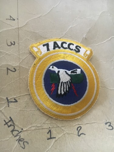 USAF 7th ACCS Airborne Command & Control Squadron patch 7/7/25 | eBay